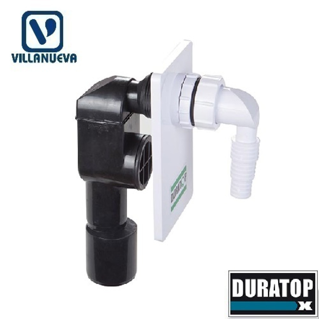 SIFON DE PARED PARA LAVARROPAS DURATOP